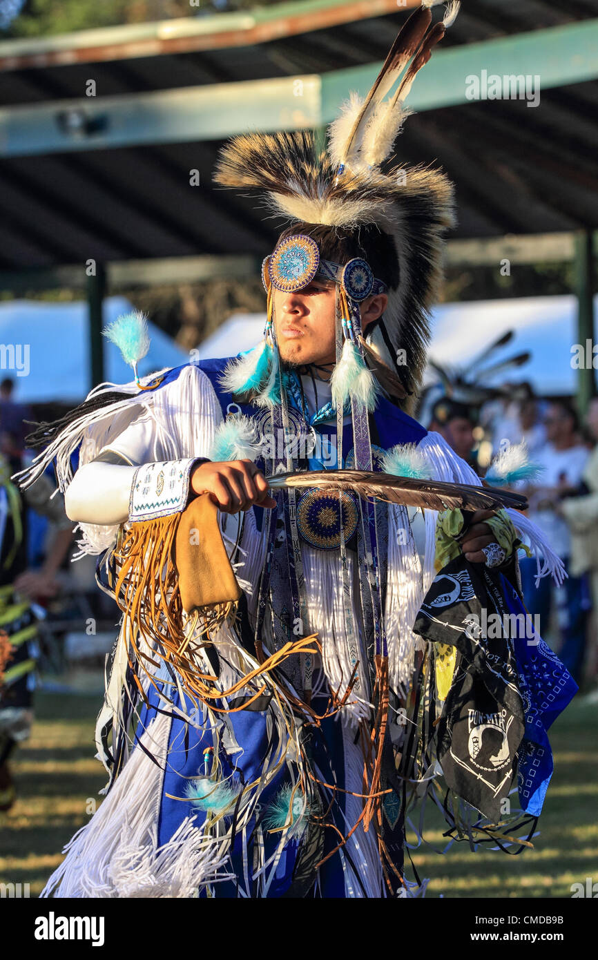 Native Americans from around North America gathered to sing, dance, and ...