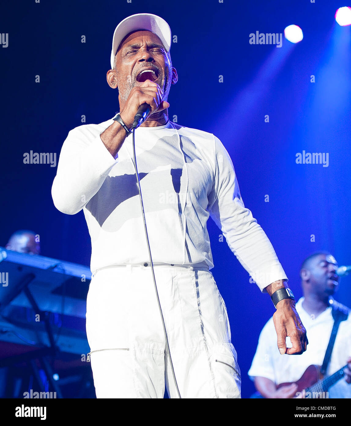 Jul. 20, 2012 - Raleigh, North Carolina; USA - Singer FRANKIE BEVERLY ...