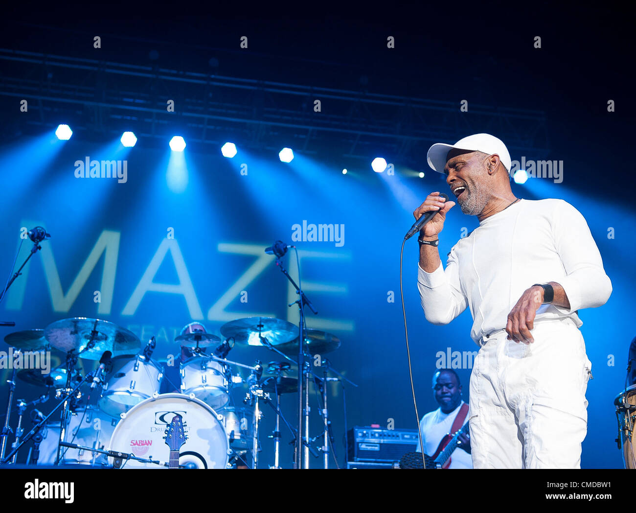 Jul. 20, 2012 - Raleigh, North Carolina; USA - Singer FRANKIE BEVERLY ...