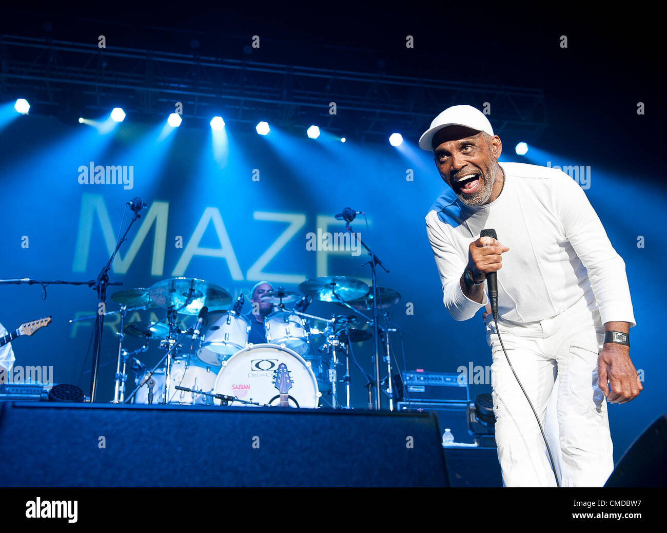 Jul. 20, 2012 - Raleigh, North Carolina; USA - Singer FRANKIE BEVERLY ...