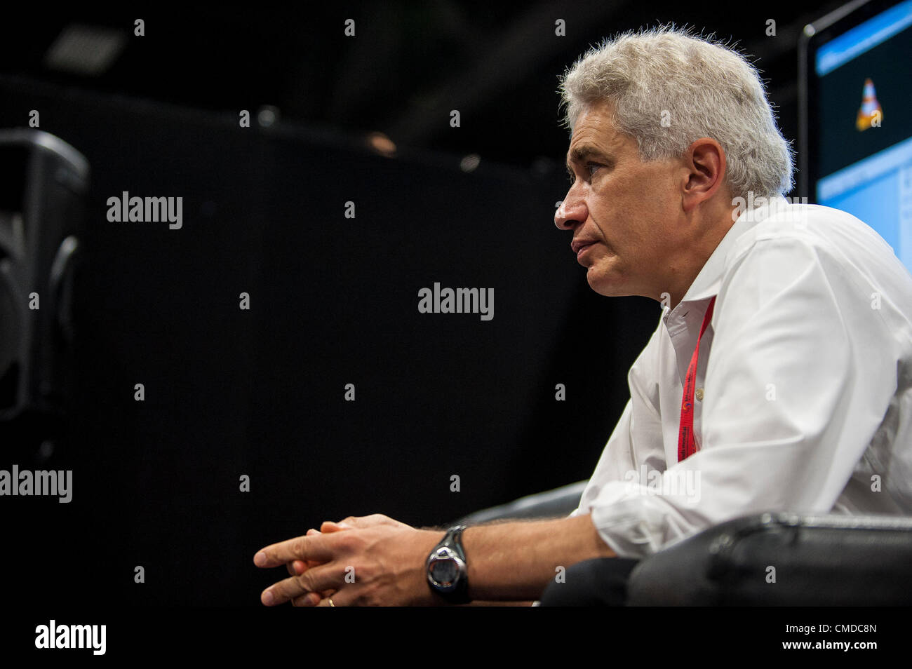 The Global Fund's MARK EDINGTON holds a question and answer session in ...