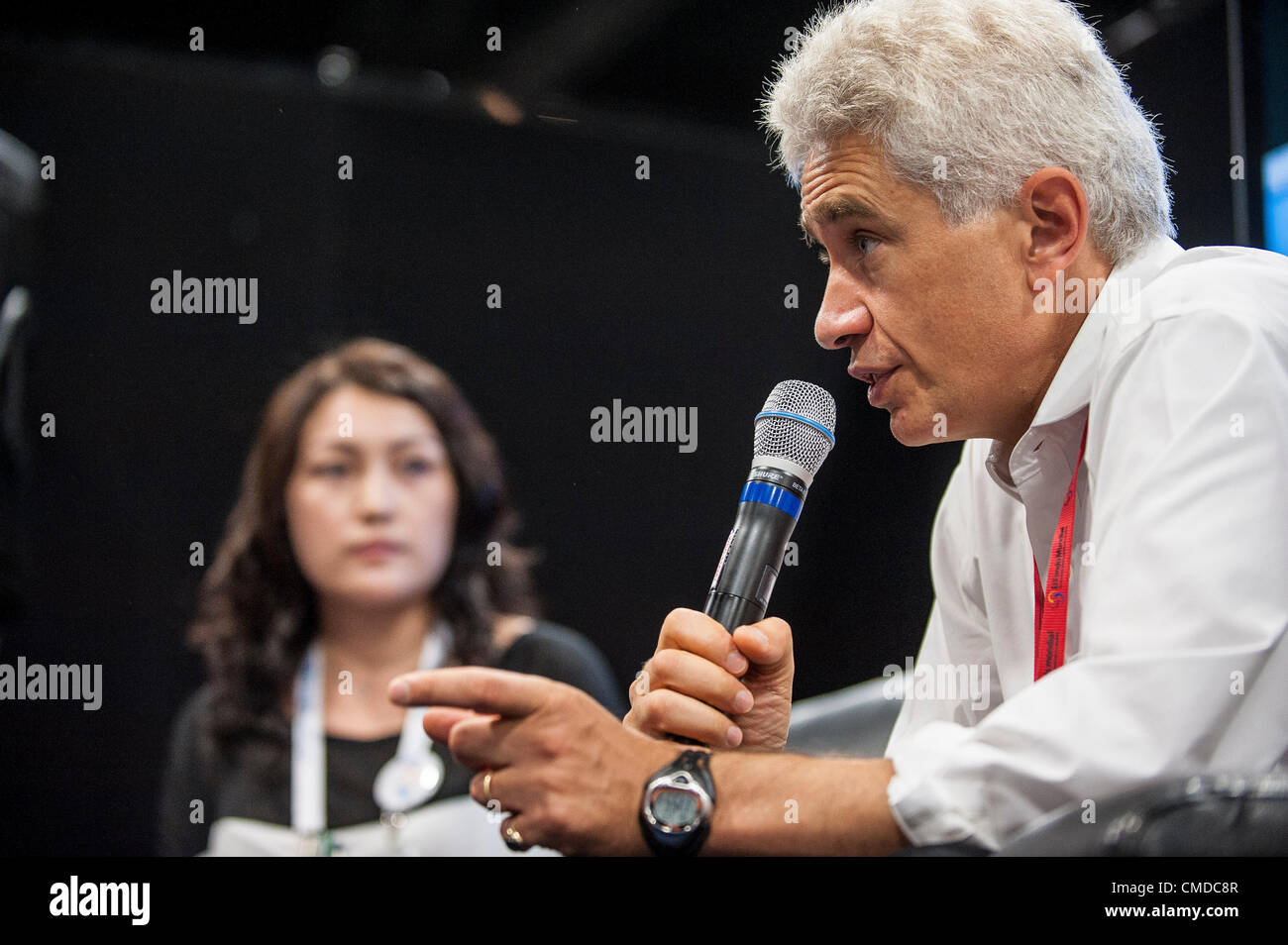 The Global Fund's MARK EDINGTON holds a question and answer session in ...