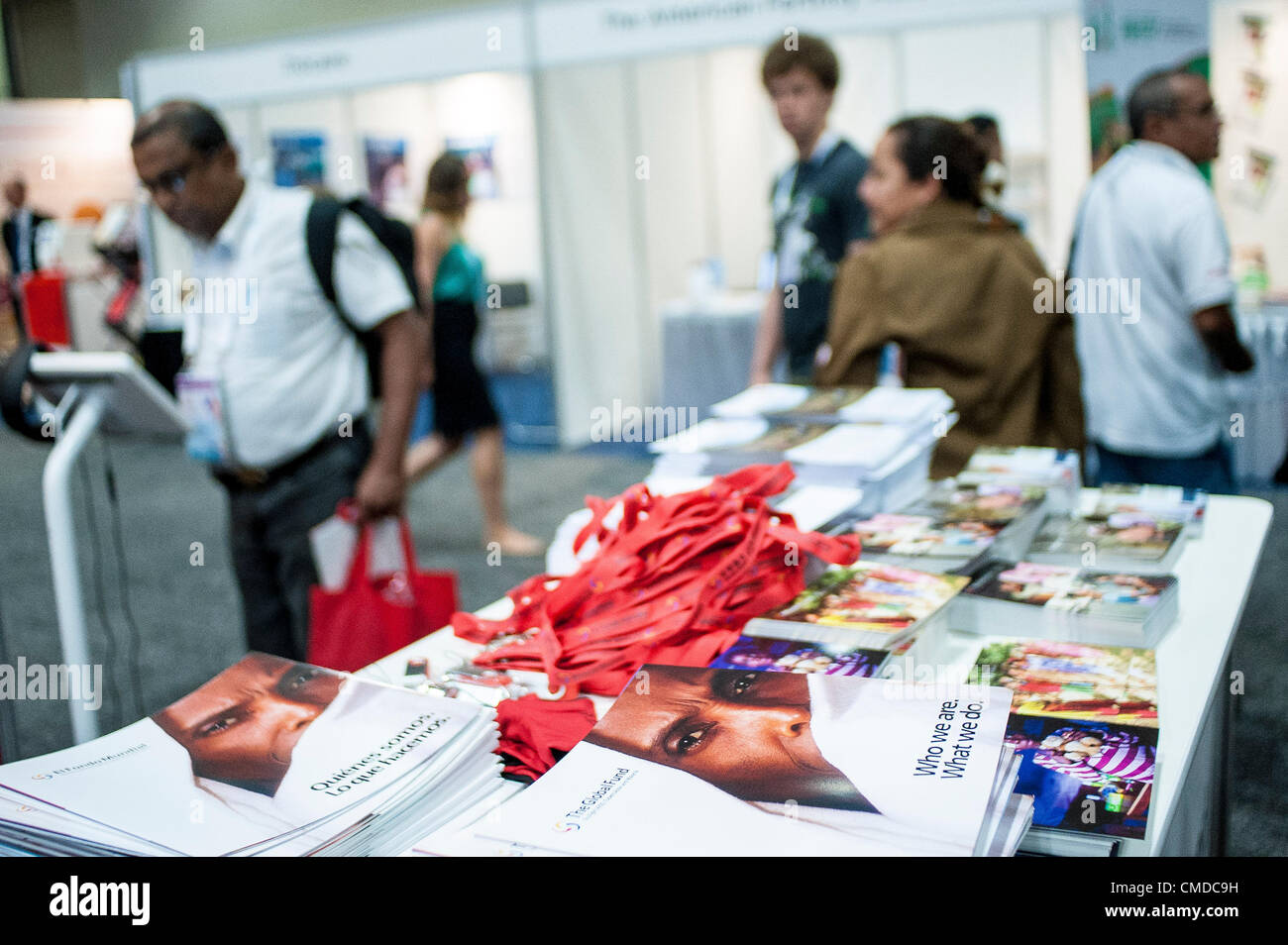 The Global Fund booth at the 2012 International AIDS Conference in ...