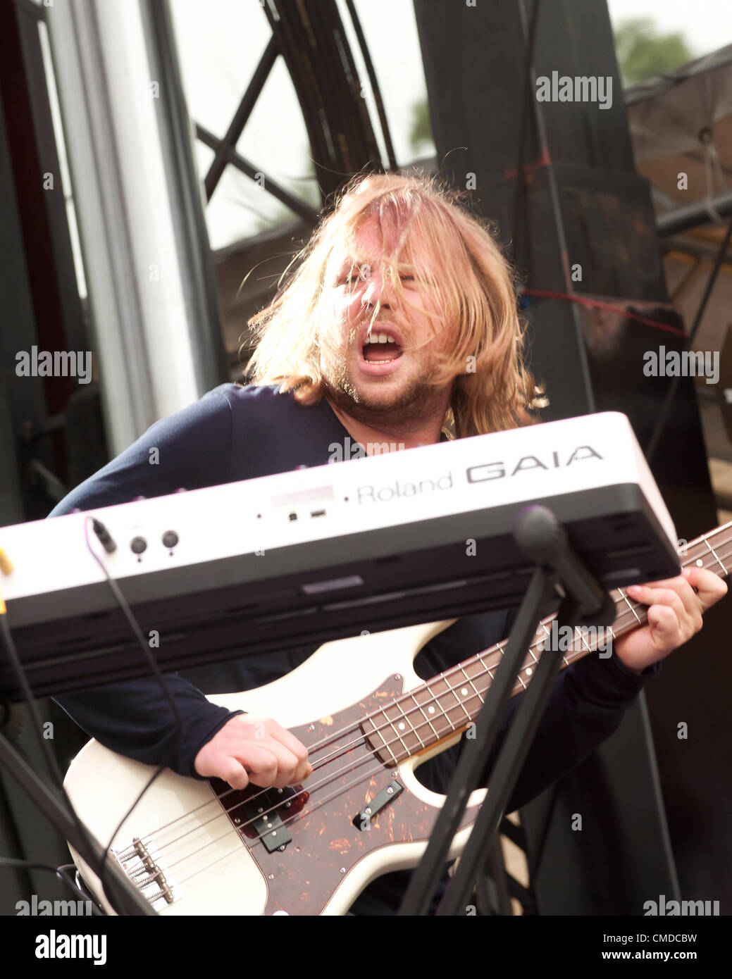 Rock star / musician Ben McKee of the alt rock indie rock indy rock ...