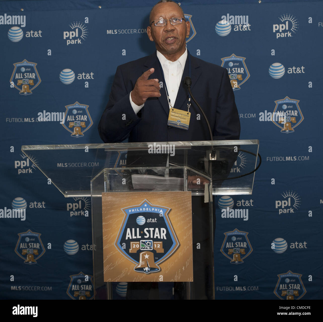 July 23, 2012 - The Mayor of Chester Pennsylvania, JOHN LINDER, at the ...