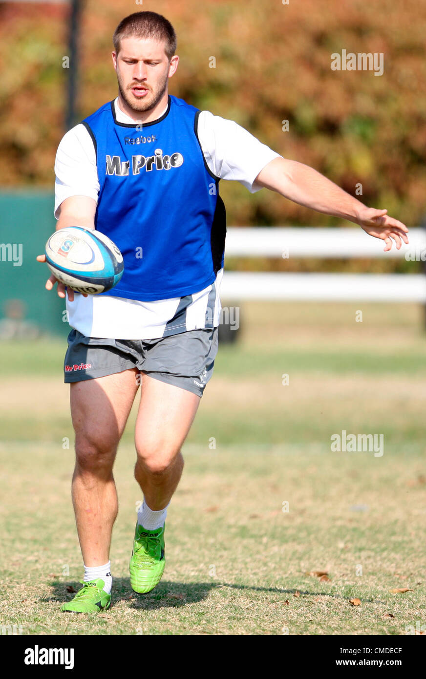 DURBAN, SOUTH AFRICA - JULY 24, Francois Steyn during The Sharks ...