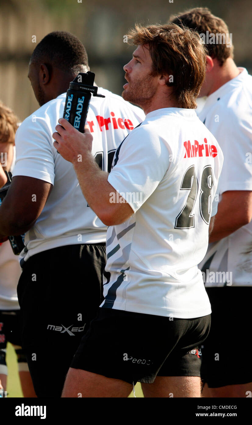 DURBAN, SOUTH AFRICA - JULY 24, Craig Burden during The Sharks training ...