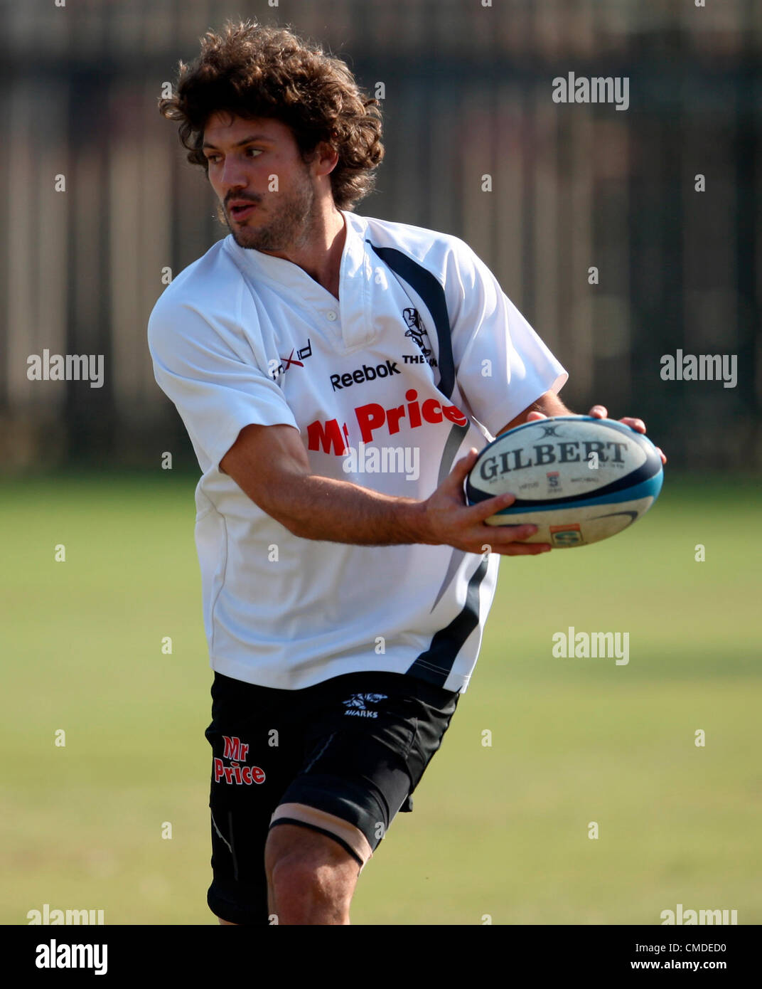 DURBAN, SOUTH AFRICA - JULY 24, Ryan Kankowski during The Sharks ...