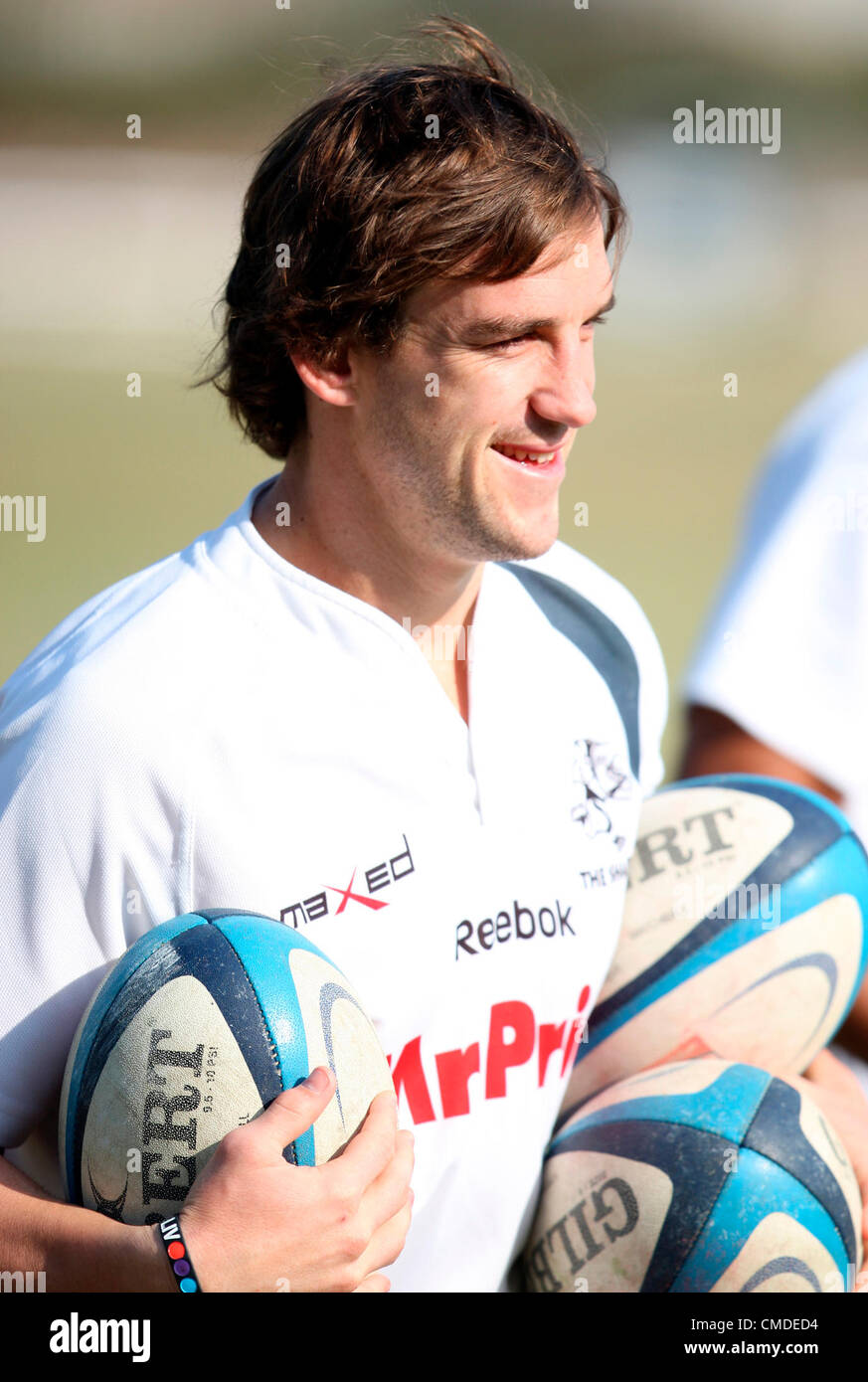 DURBAN, SOUTH AFRICA - JULY 24, Keegan Daniel during The Sharks ...
