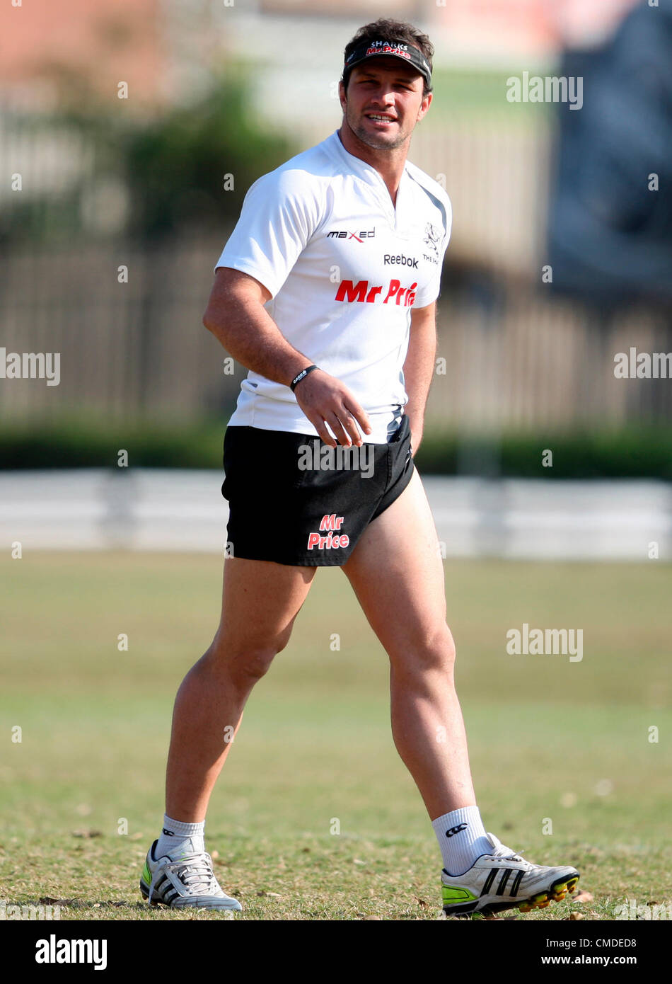 DURBAN, SOUTH AFRICA - JULY 24, Bismarck Du Plessis during The Sharks ...