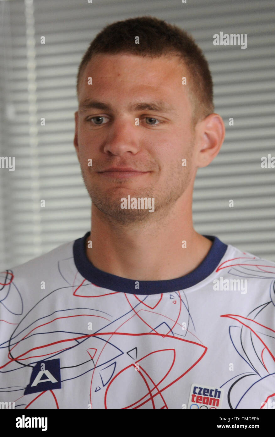 Ondrej Synek, Czech rower for the Olympic Games 2012 poses in Prague ...