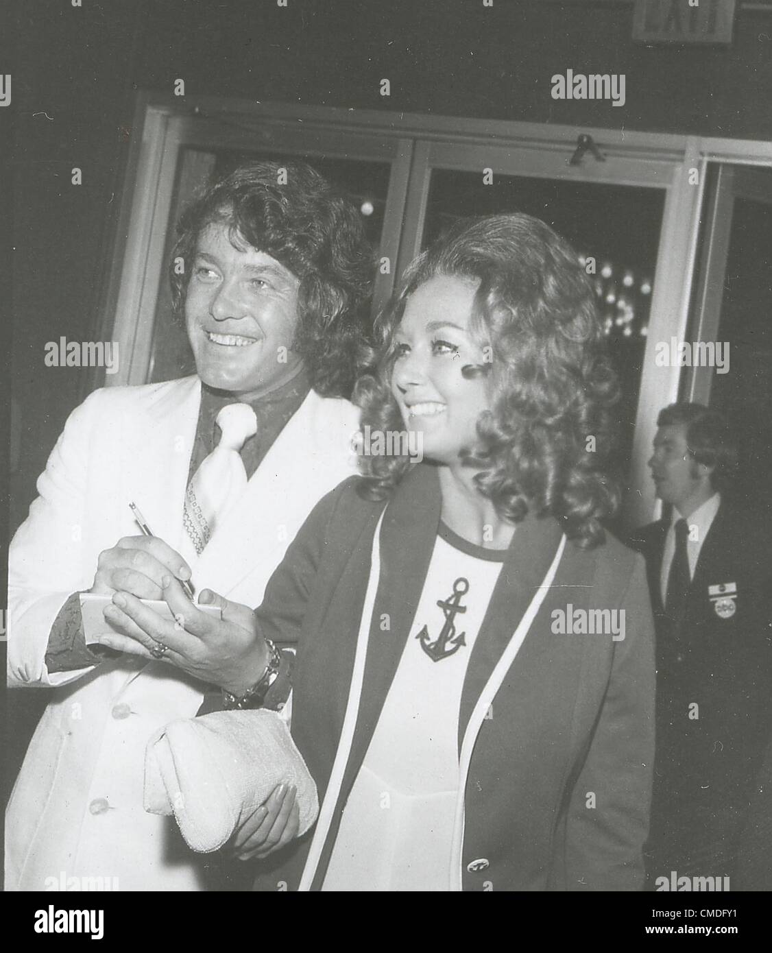 MICHAEL COLE with Paula Kelly.Supplied by Photos, inc.(Credit Image: Â ...