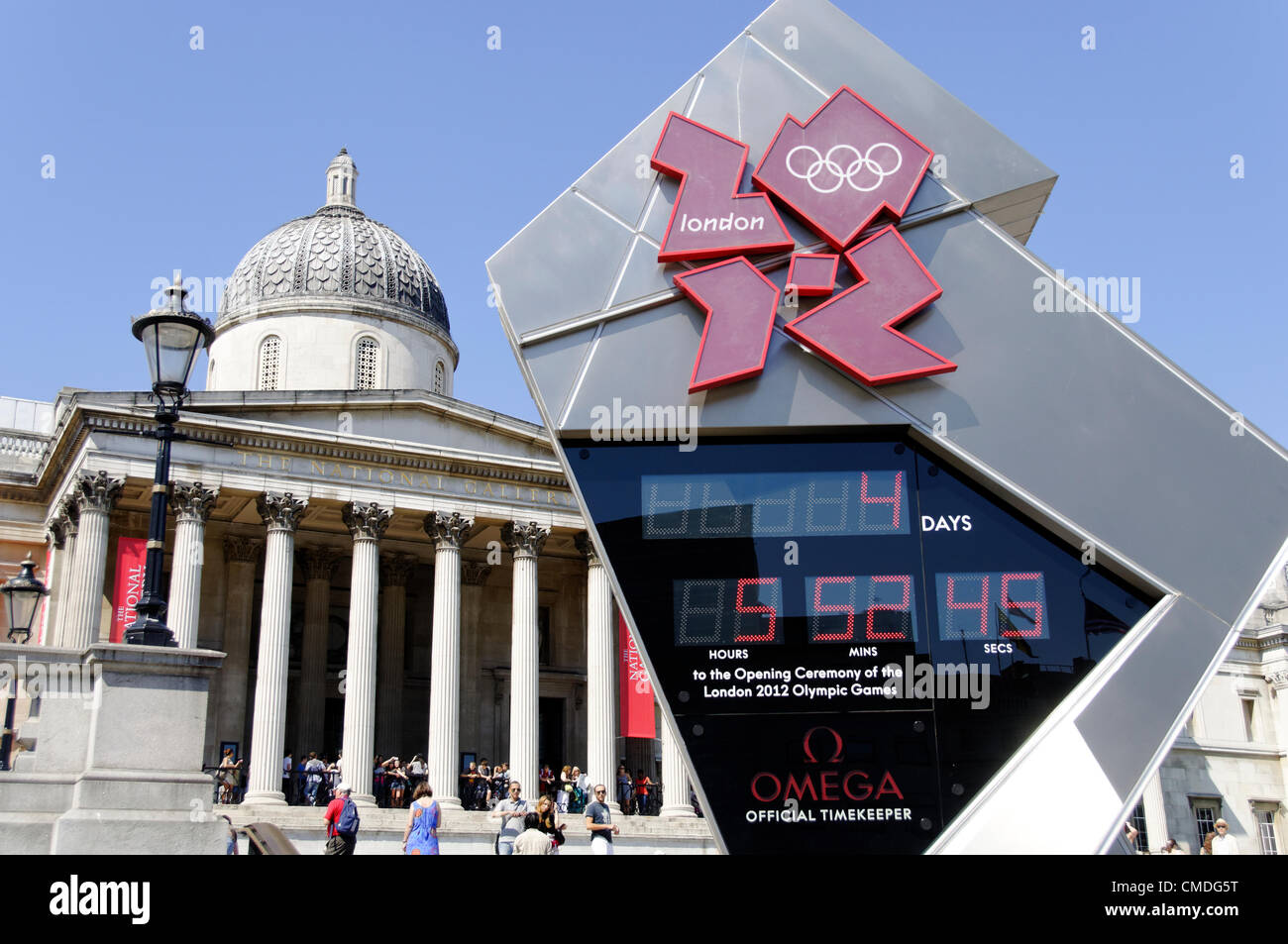 Omega olympic countdown clock hi-res stock photography and images - Alamy