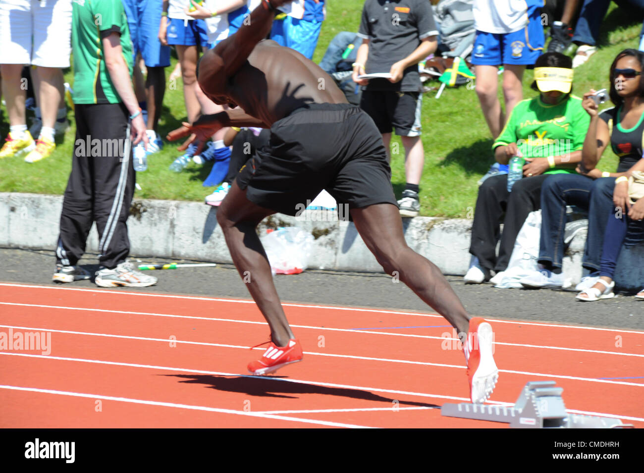 07.24.2012. Birmingham, England. Leford Green (400m and Hurdles) Team ...