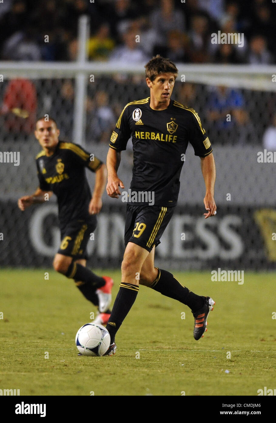 USA. 24.07.2012. Los Angeles, California. Galaxy (29) Andrew Boyens ...