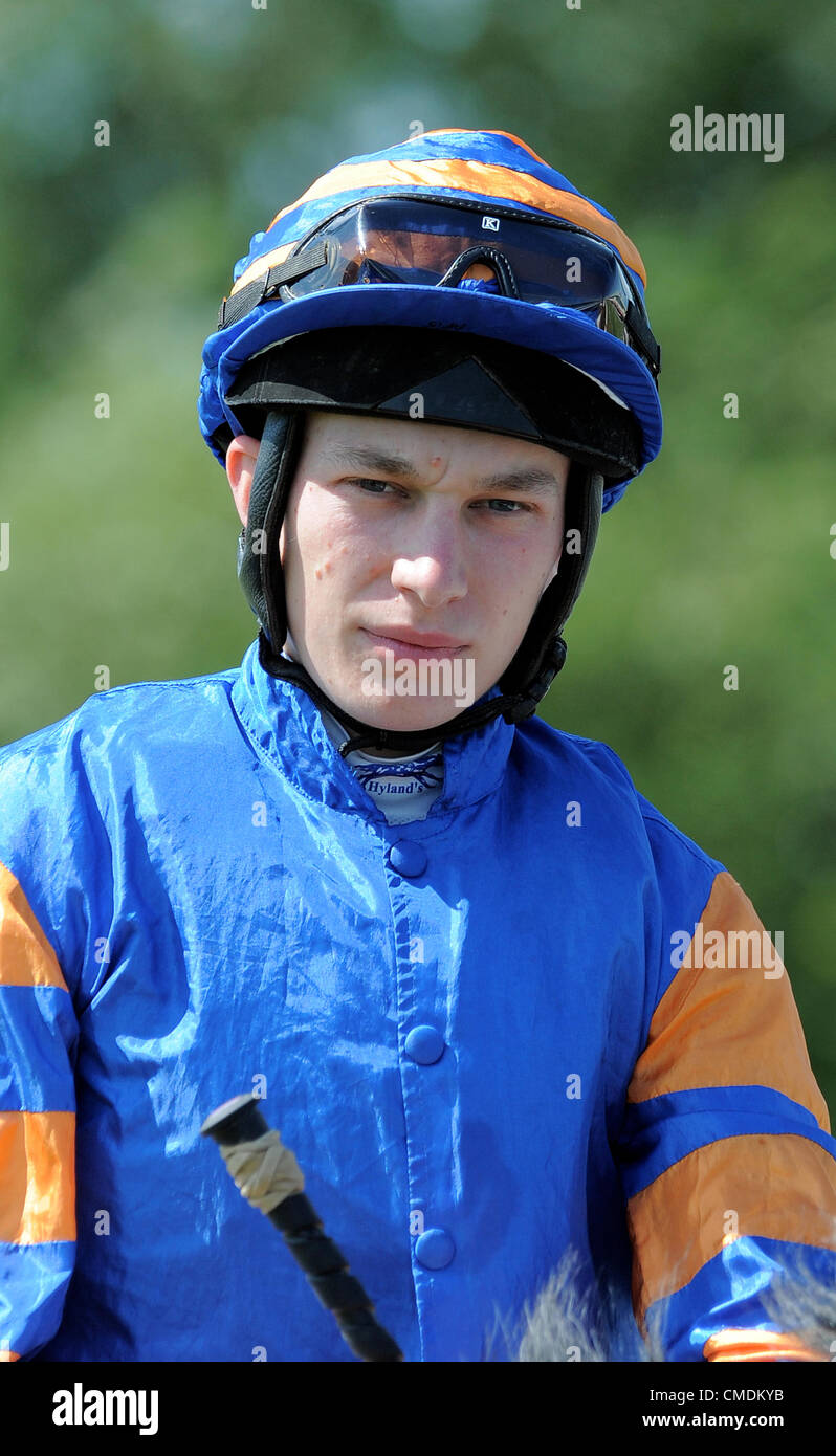 Jockey luke morris at southwell racecourse hi-res stock photography and ...