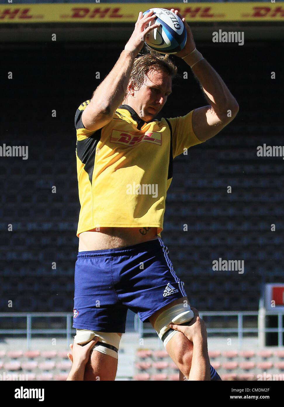 CAPE TOWN, SOUTH AFRICA - JULY 25, Andries Bekker during the DHL ...