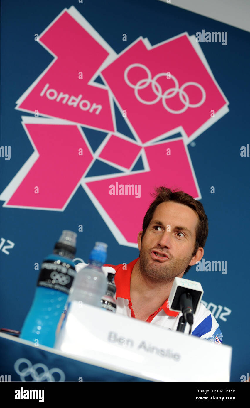 Ben Ainslie at Olympic press conference Stock Photo - Alamy