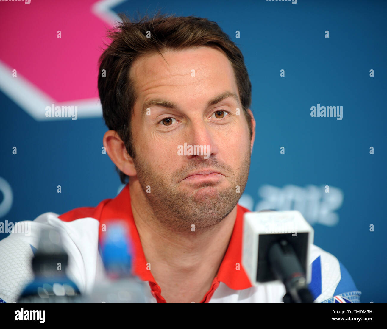 Ben Ainslie at Olympic press conference Stock Photo - Alamy