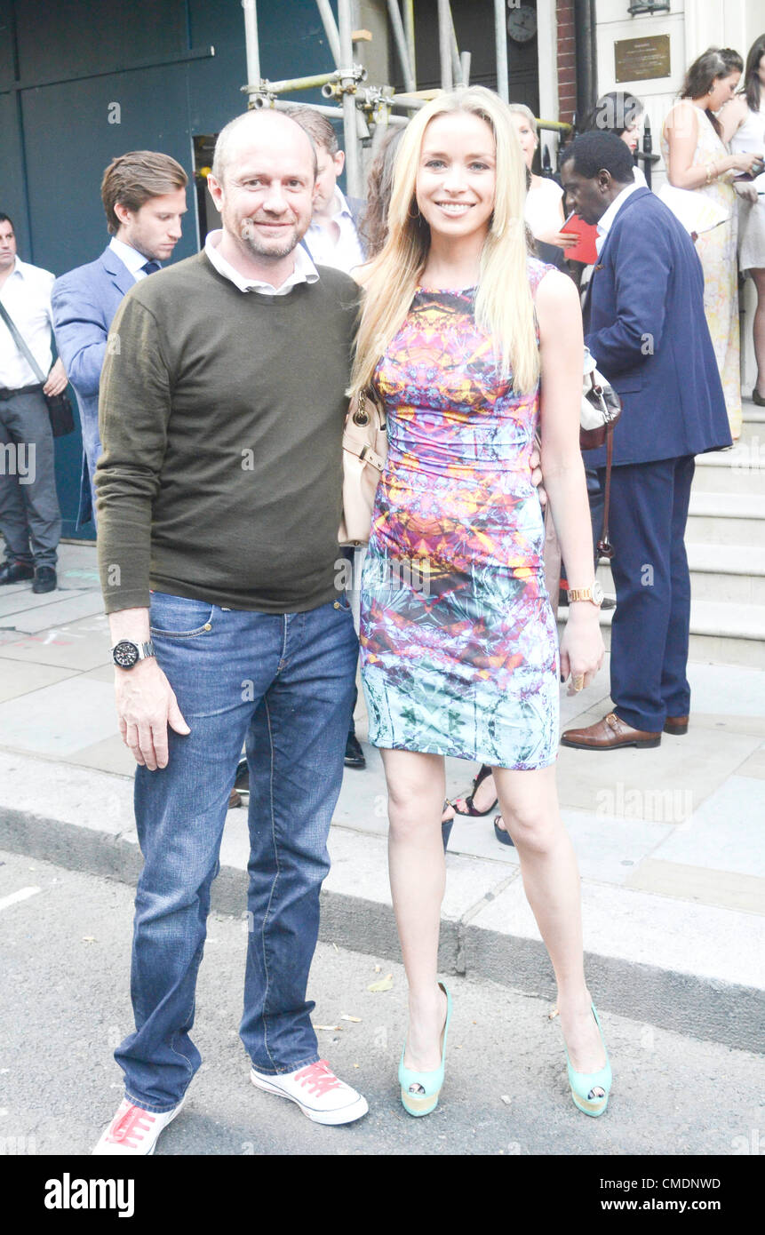 25 July 2012. Noelle Reno and Guest - Hideaways at Morton's - Launch ...