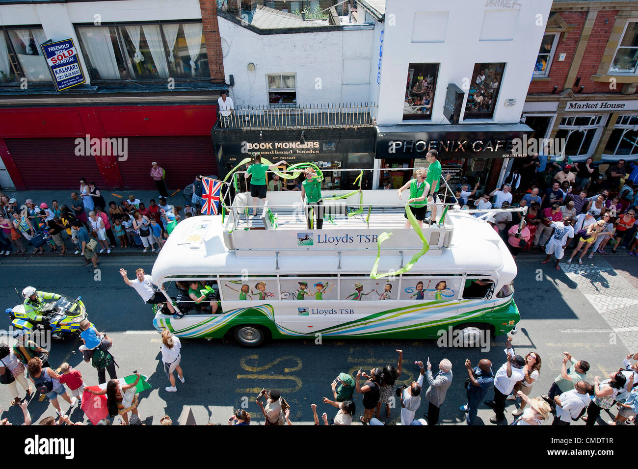 Olympic relay vehicles hi-res stock photography and images - Alamy