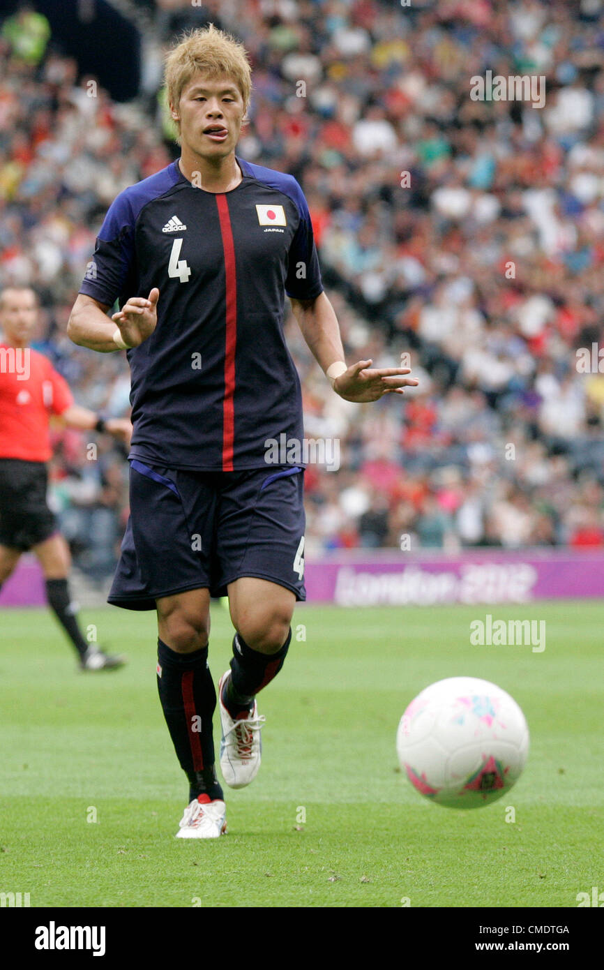 26.07.2012 Glasgow, Scotland. 4 Hiroki Sakai in action during the ...