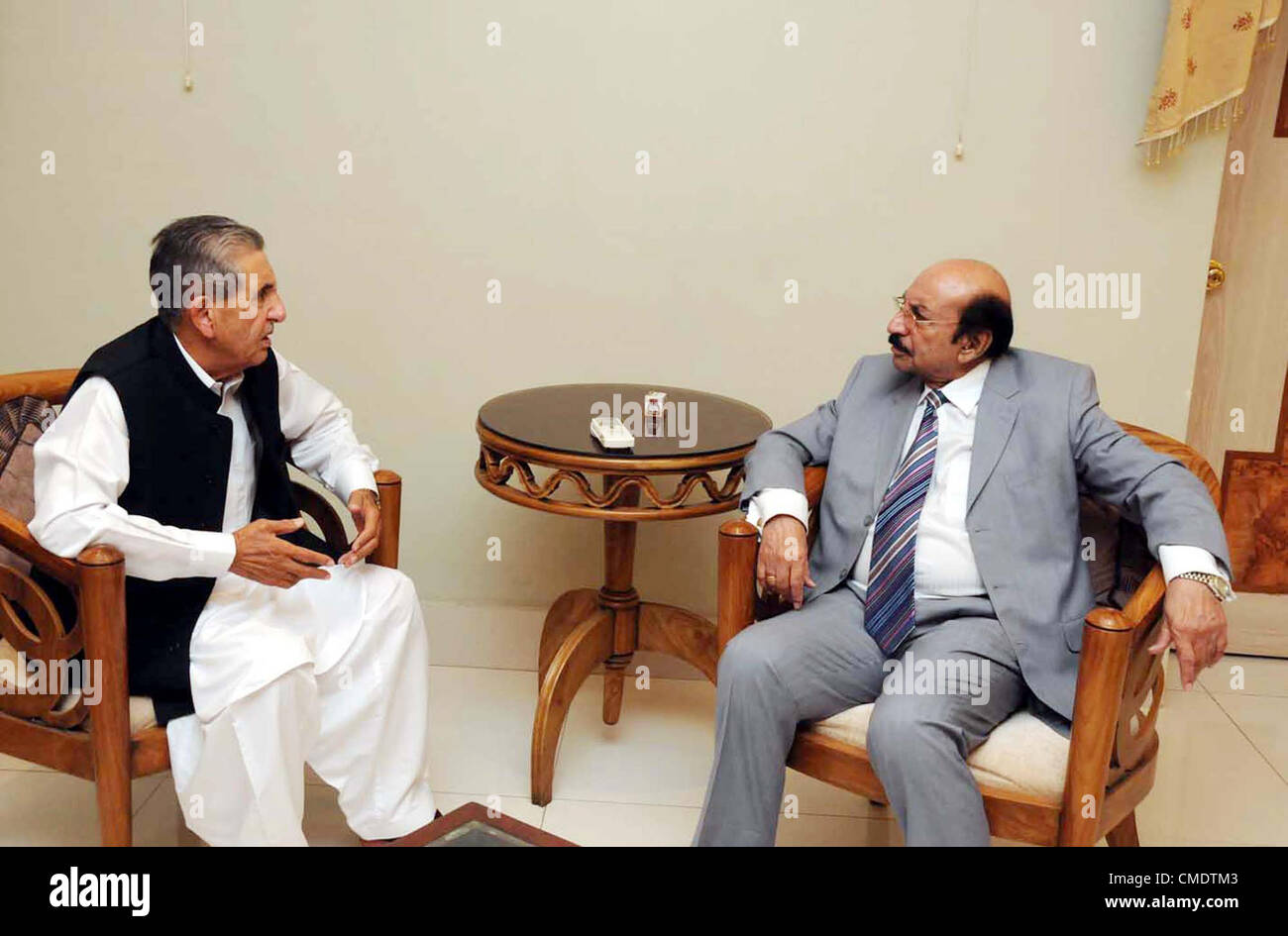 Gilgit baltistan governor pir karam ali shah hi-res stock photography ...