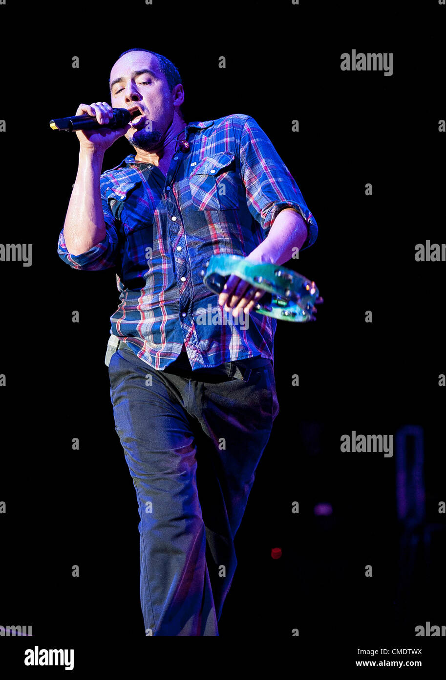 Jul. 25, 2012 - Raleigh, North Carolina; USA - Singer AARON 'P-NUT ...