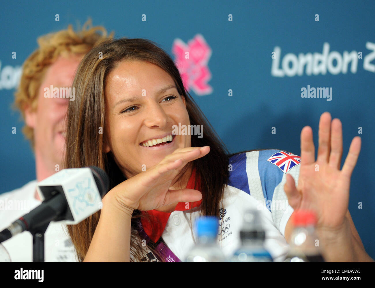 Olympic Sailing press conference, Bryony Shaw of Great Britain Stock ...