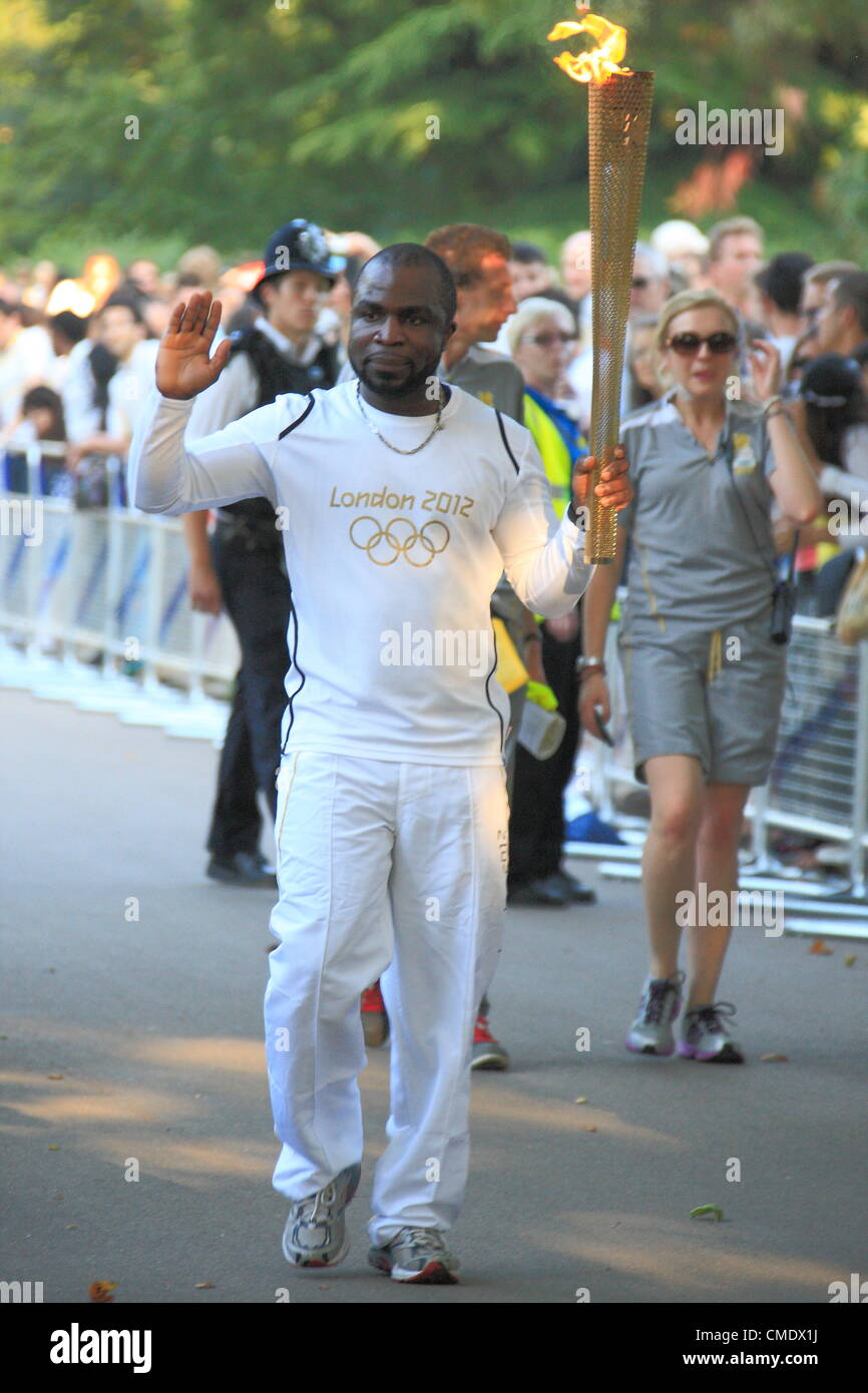 London Olympics Torch relay Stock Photo - Alamy