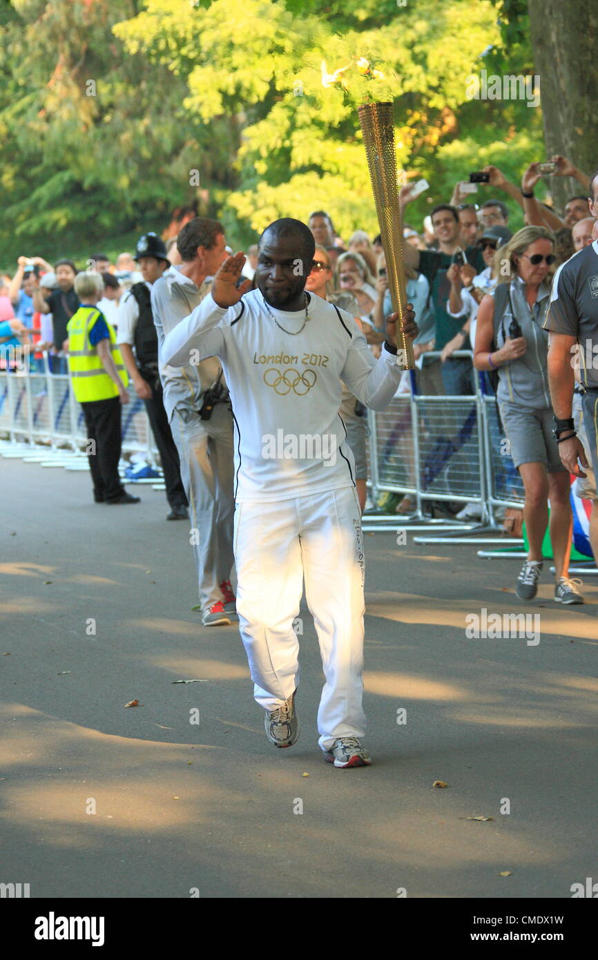 London Olympics Torch relay Stock Photo - Alamy
