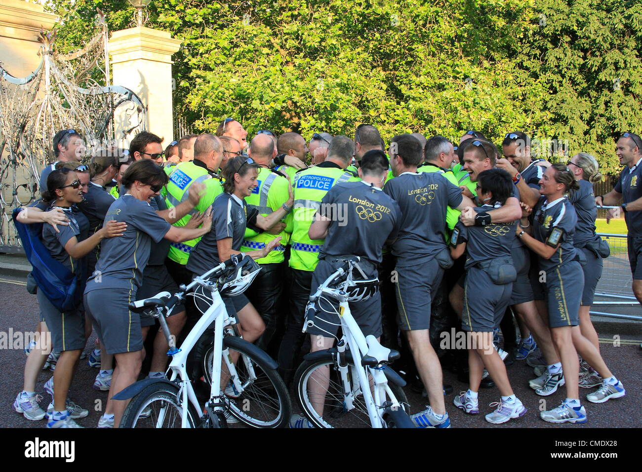 London Olympics Torch relay Stock Photo - Alamy