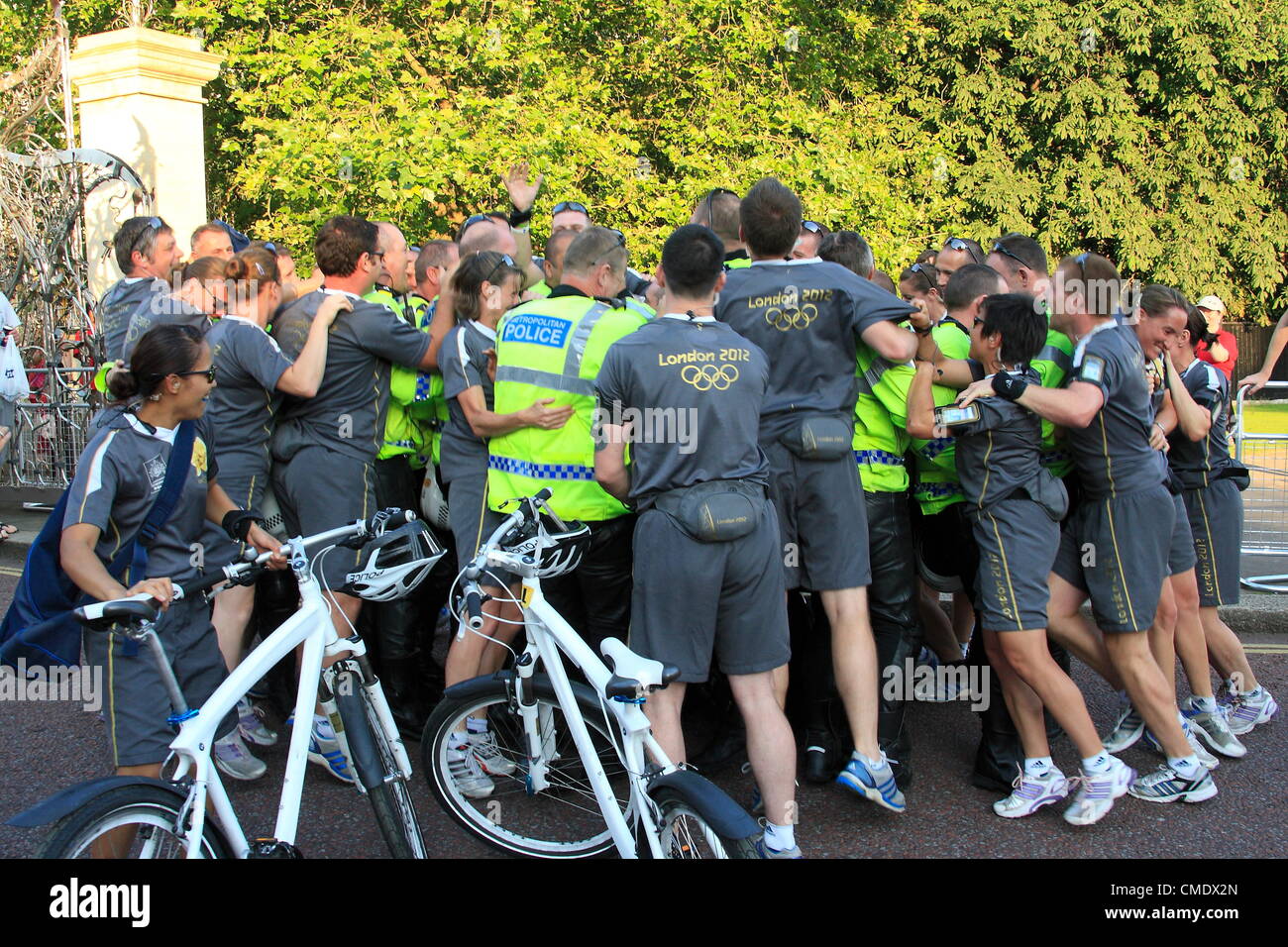 London Olympics Torch relay Stock Photo - Alamy