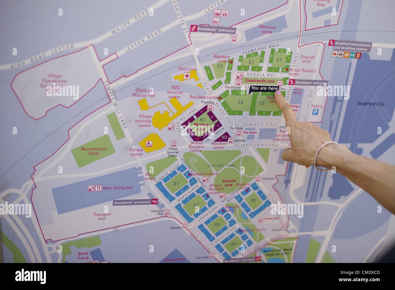 Map of the grounds hi-res stock photography and images - Alamy