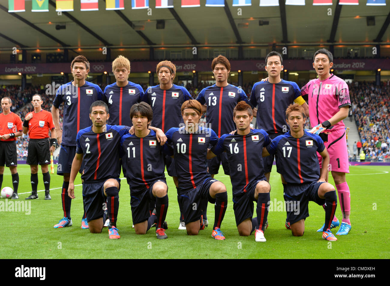 U-23Japan team group line-up (JPN), JULY 26, 2012 - Football / Soccer ...