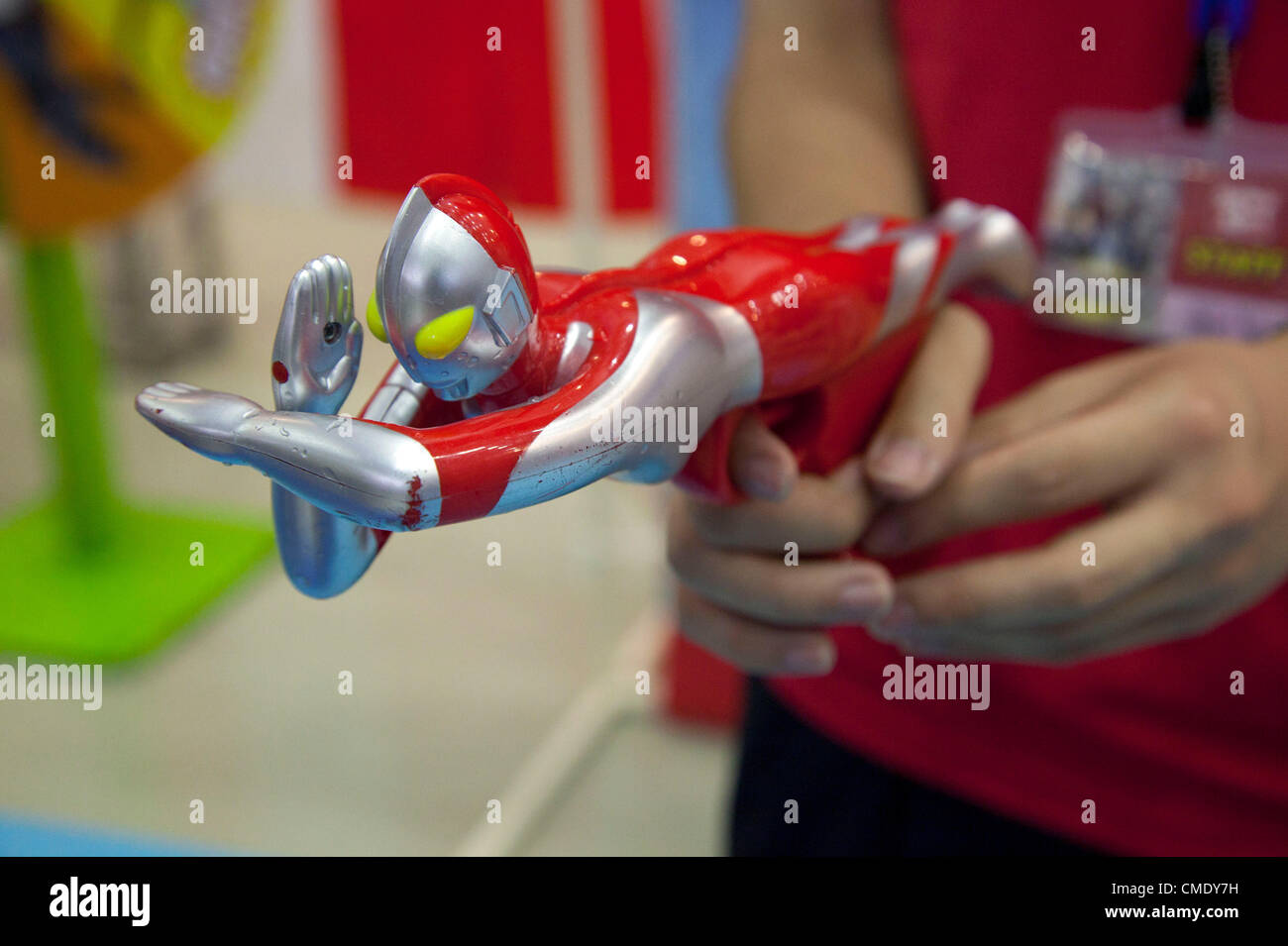 July 27 2012, Tokyo, Japan - Ultraman water gun at "Ultraman Festival ...