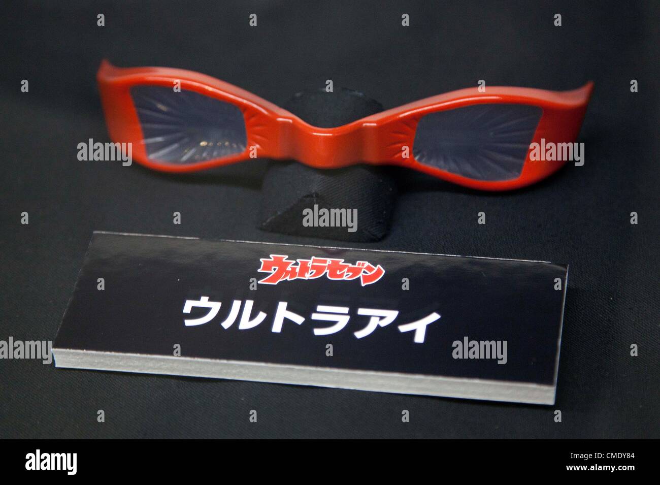 July 27 2012, Tokyo, Japan - Original glasses "Ultra eye" from Ultraman ...