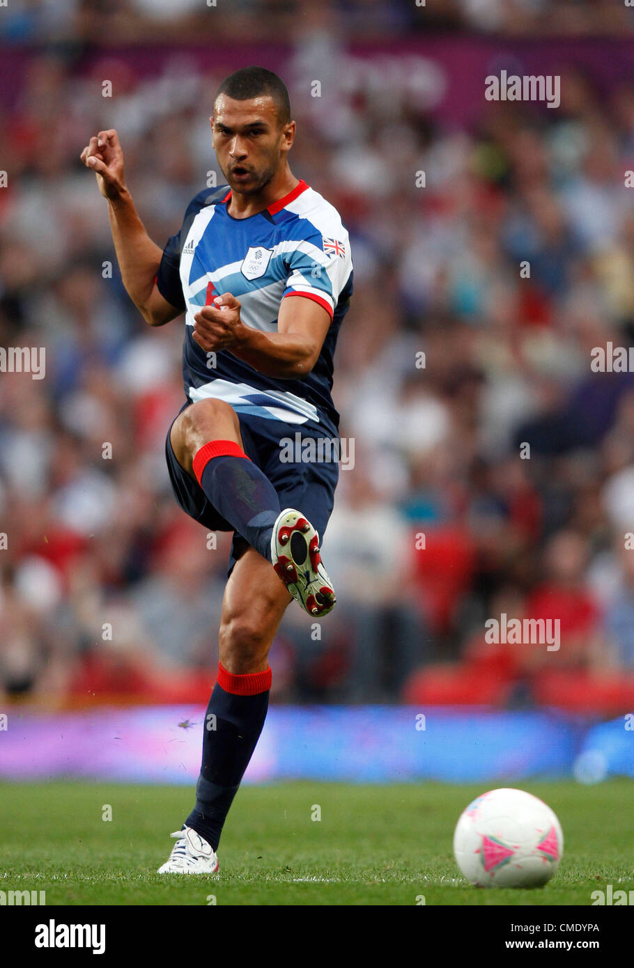 STEVEN CAULKER GREAT BRITAIN OLD TRAFFORD MANCHESTER ENGLAND 26 July ...