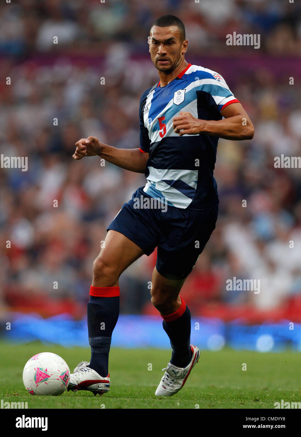 STEVEN CAULKER GREAT BRITAIN OLD TRAFFORD MANCHESTER ENGLAND 26 July ...