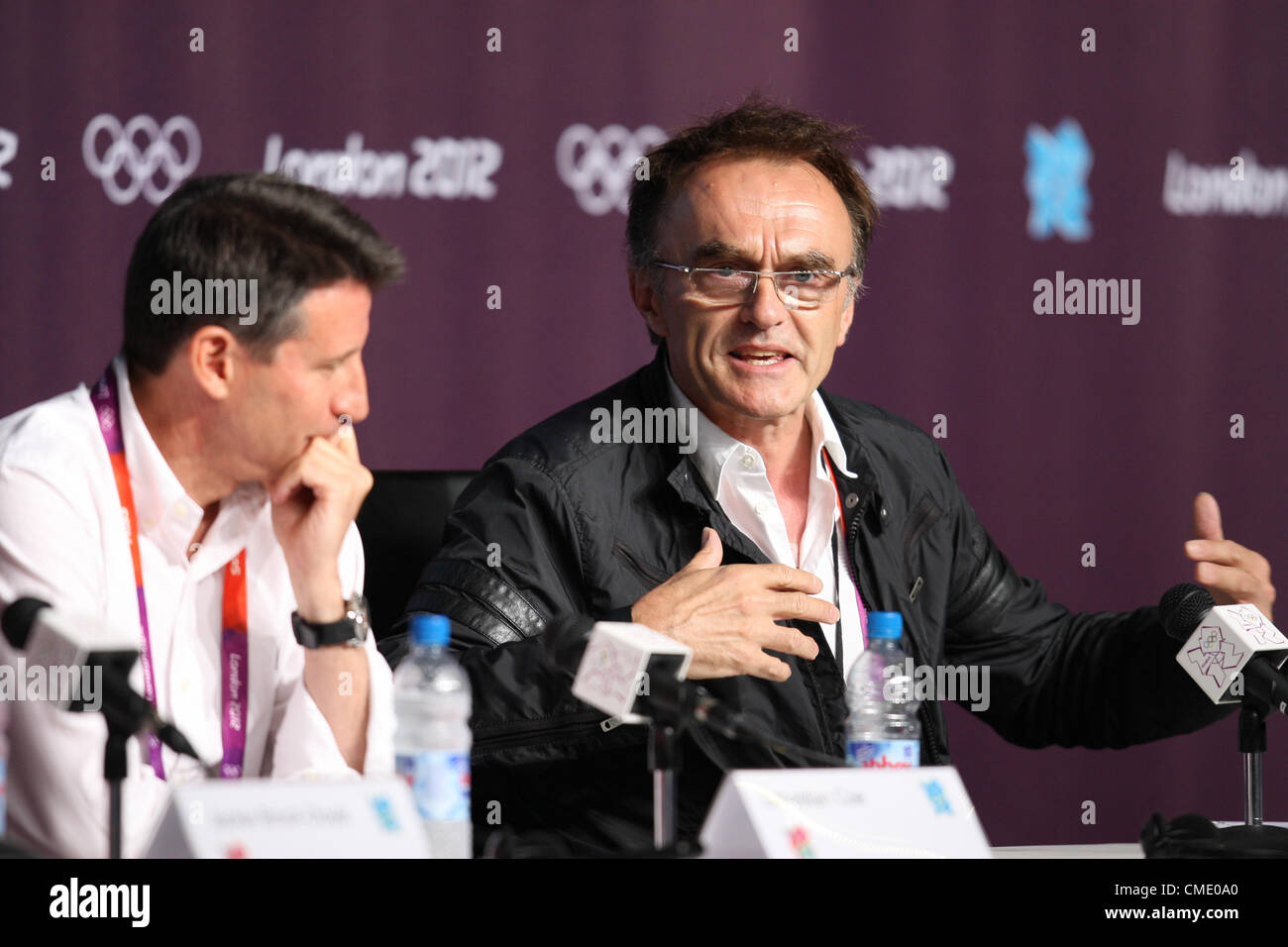 SEB COE & DANNY BOYLE CHAIRMAN OF LOCOG & DIRECTOR OF OPENING CEREMONY ...