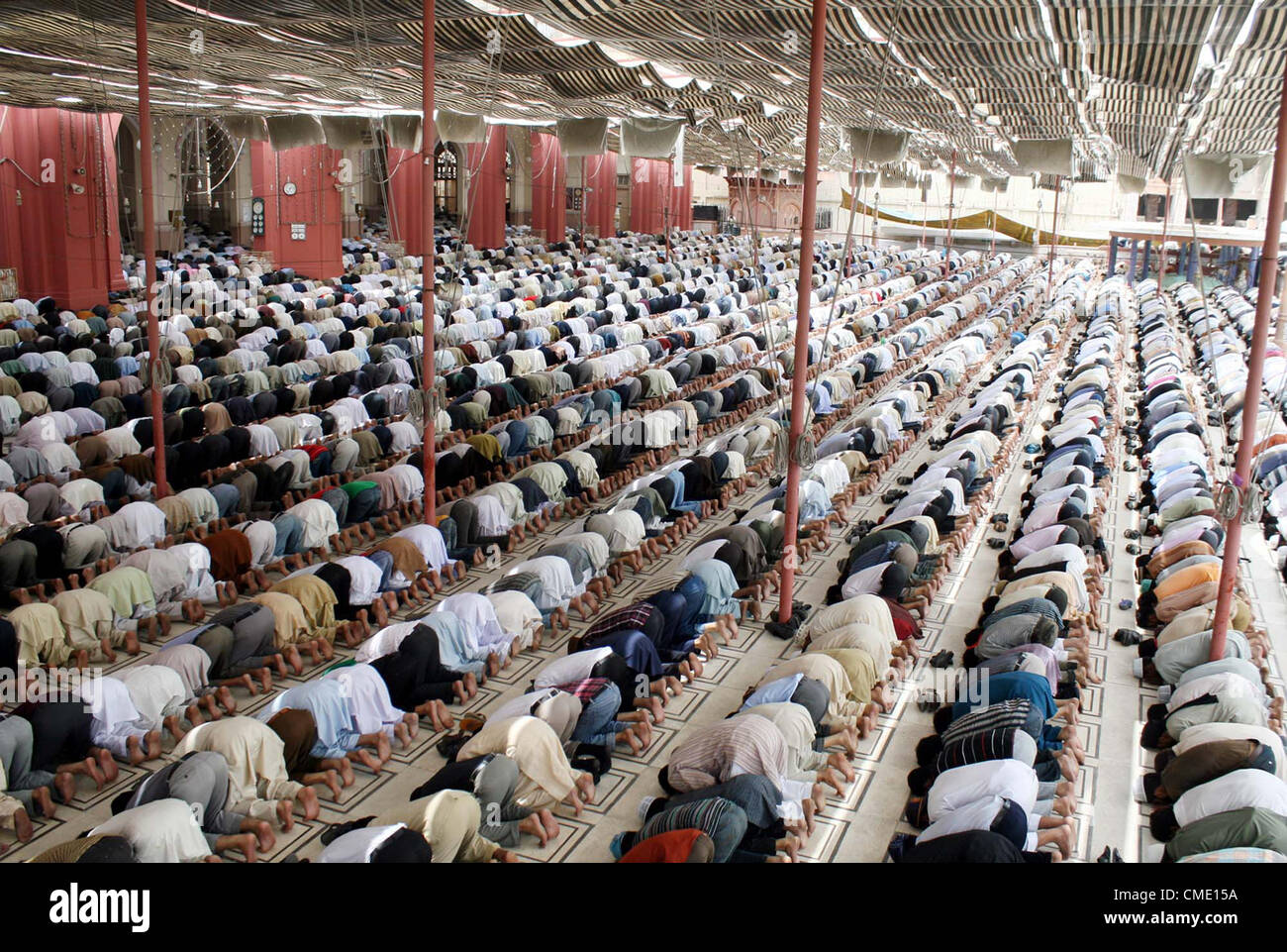 Faithful Muslims offer first Friday Prayer of the Holy Month of Ramadan ...