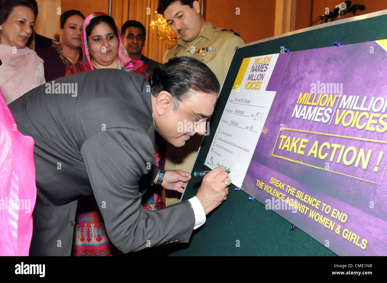 Pakistan President, Asif Ali Zardari becoming a signatory of “One ...