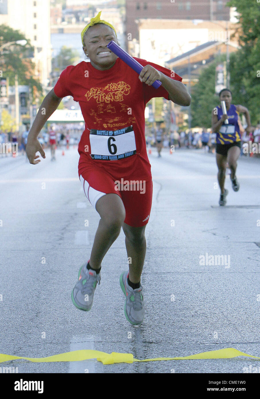 July 26, 2012 - Davenport, Iowa, U.S. - Troy Jackson, from Rock Island ...