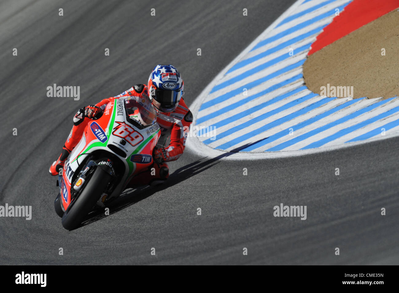 July 27, 2012 - Monterey, California, U.S. - Ducati Team Rider NICKY ...