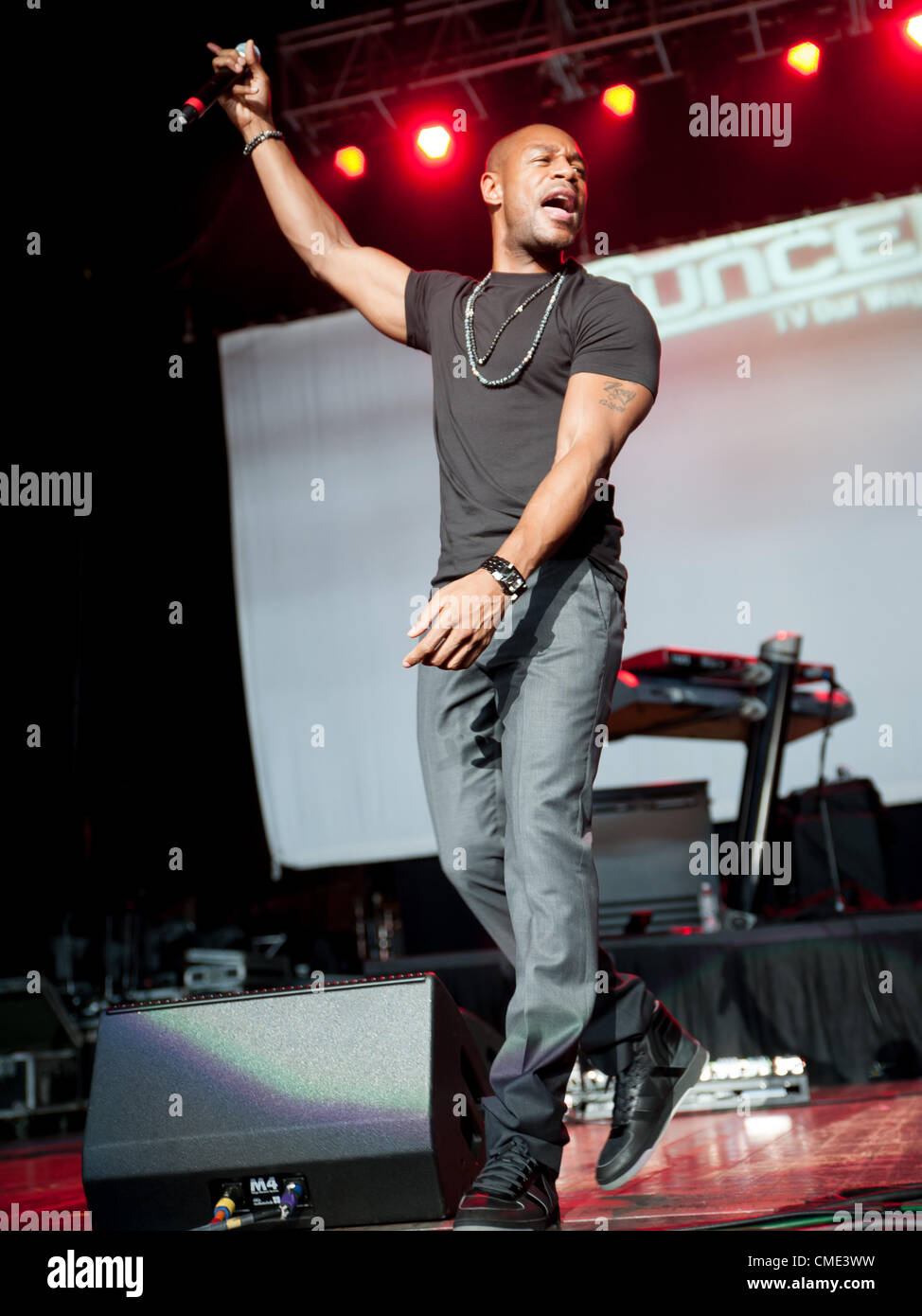 July 27, 2012 - Philadelphia, Pennsylvania, U.S - R&B singer TANK ...