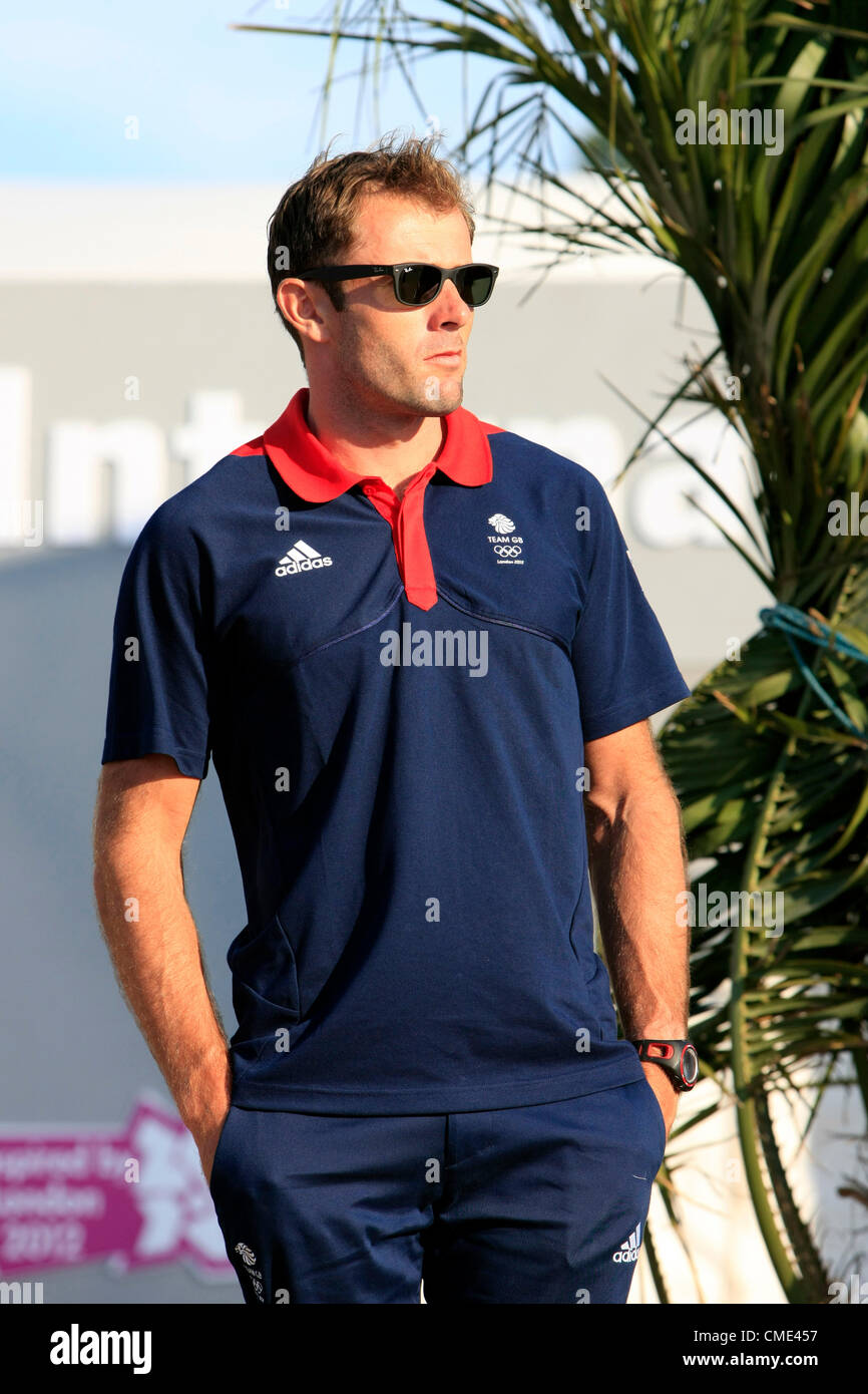 Paul Goodison of Team GB in the Sailing event at the 2012 Olympics ...