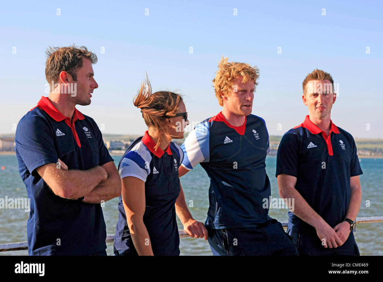 (L-R) Paul Goodison, Bryony Shaw, Ben Rhodes, Stevie Morrison of Team ...