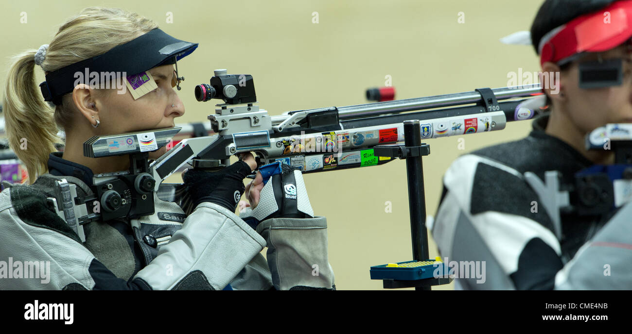 28.07.2012 London, England. Beate Gauss of Germany competes in the ...
