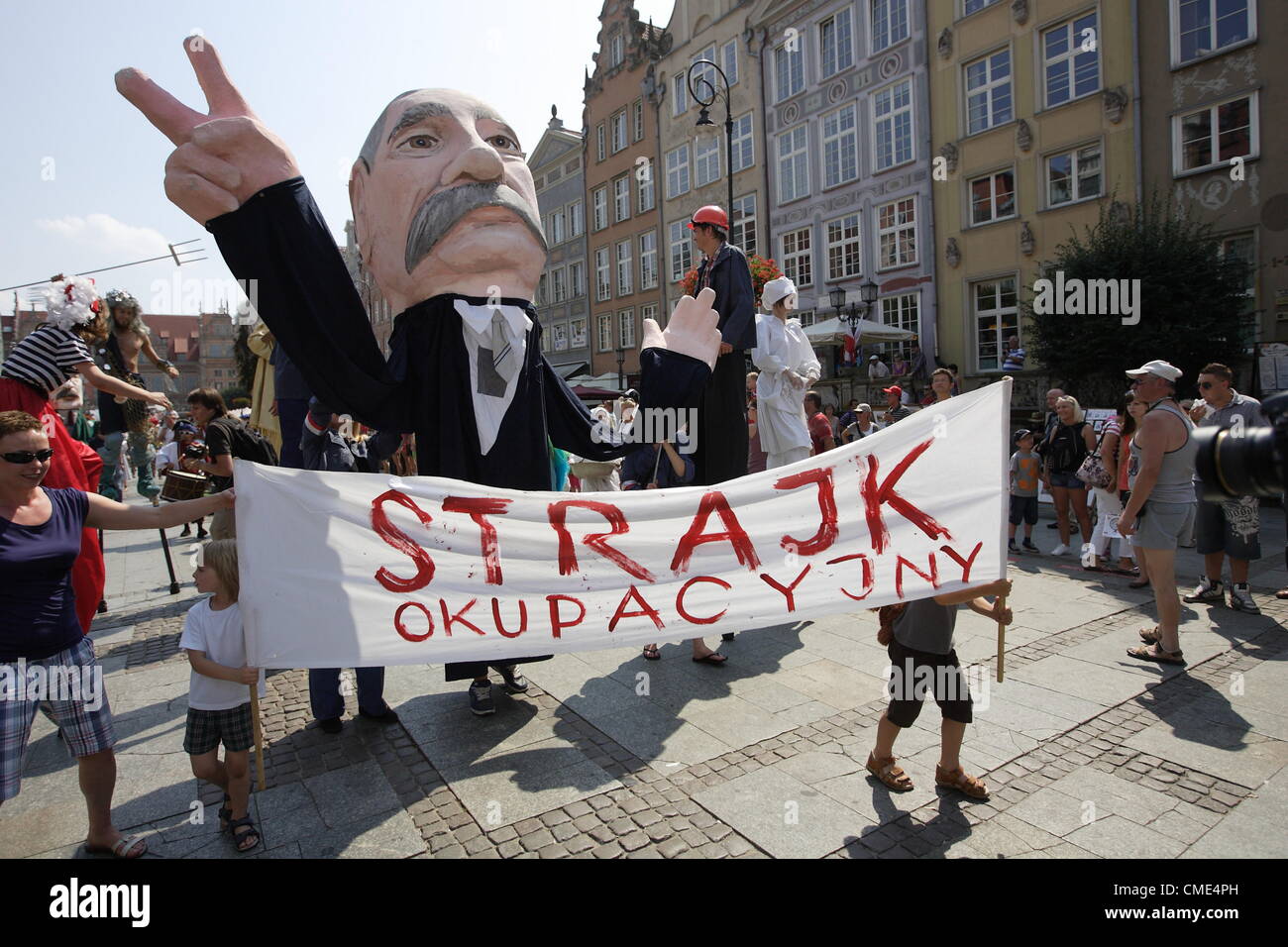 Gdansk, Poland Saturday 28th, July 2012 Former Polish president Lech ...