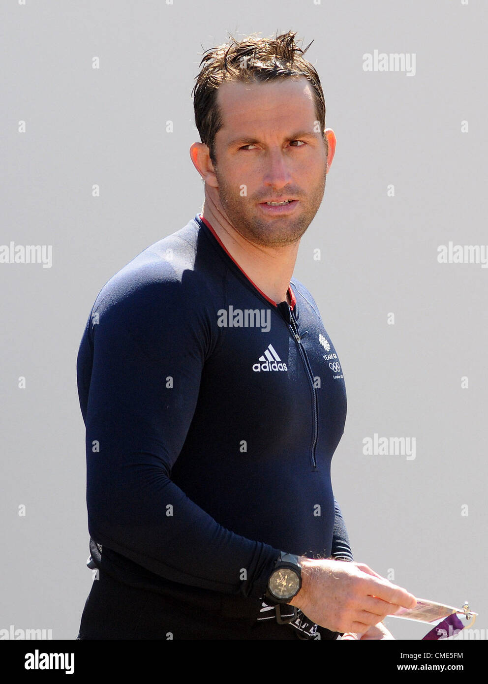 Ben Ainslie of Great Britain at the London 2012 Olympic Games Stock ...